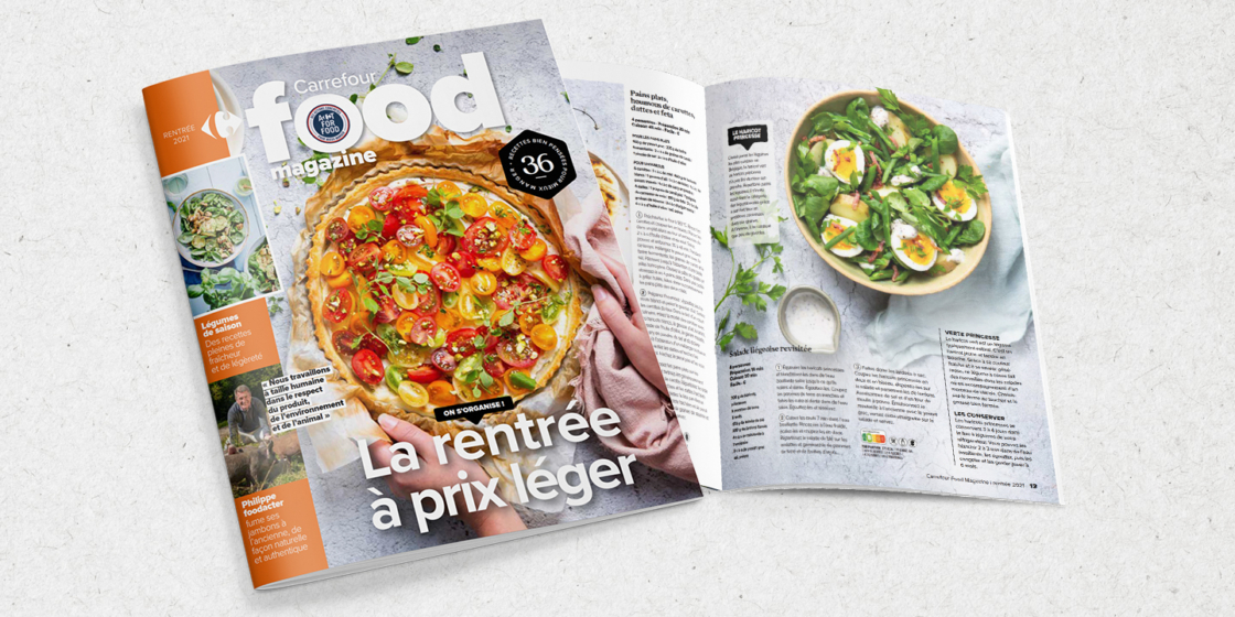 Klanten smaken nieuwe Carrefour Food Magazine - Custo.be